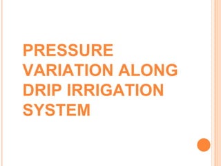 Pressure variation | PPTX