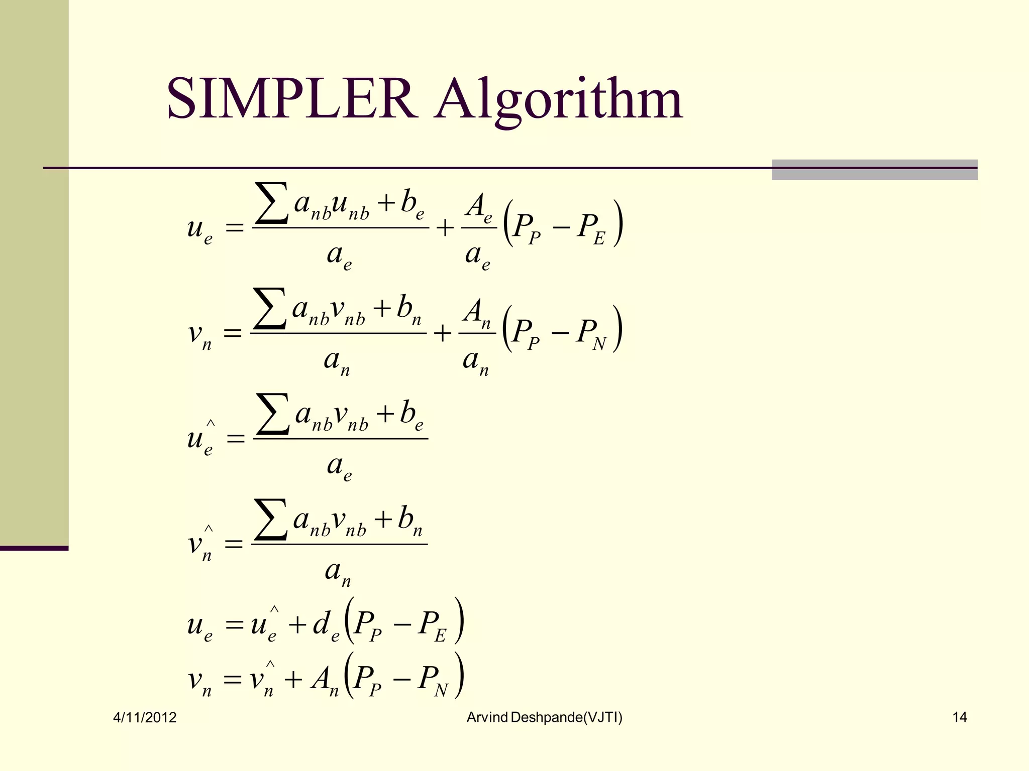 Pressure velocity coupling | PDF