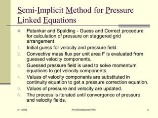 Pressure velocity coupling | PDF