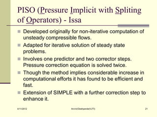 Pressure velocity coupling | PDF