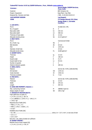 Pressure Vessel Design | PDF