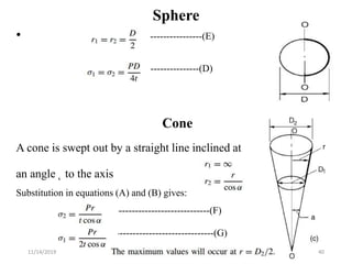 Pressure vessel lecture note ppt | PPTX