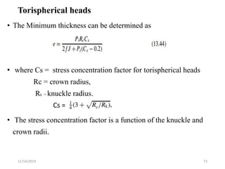 Pressure vessel lecture note ppt | PPTX