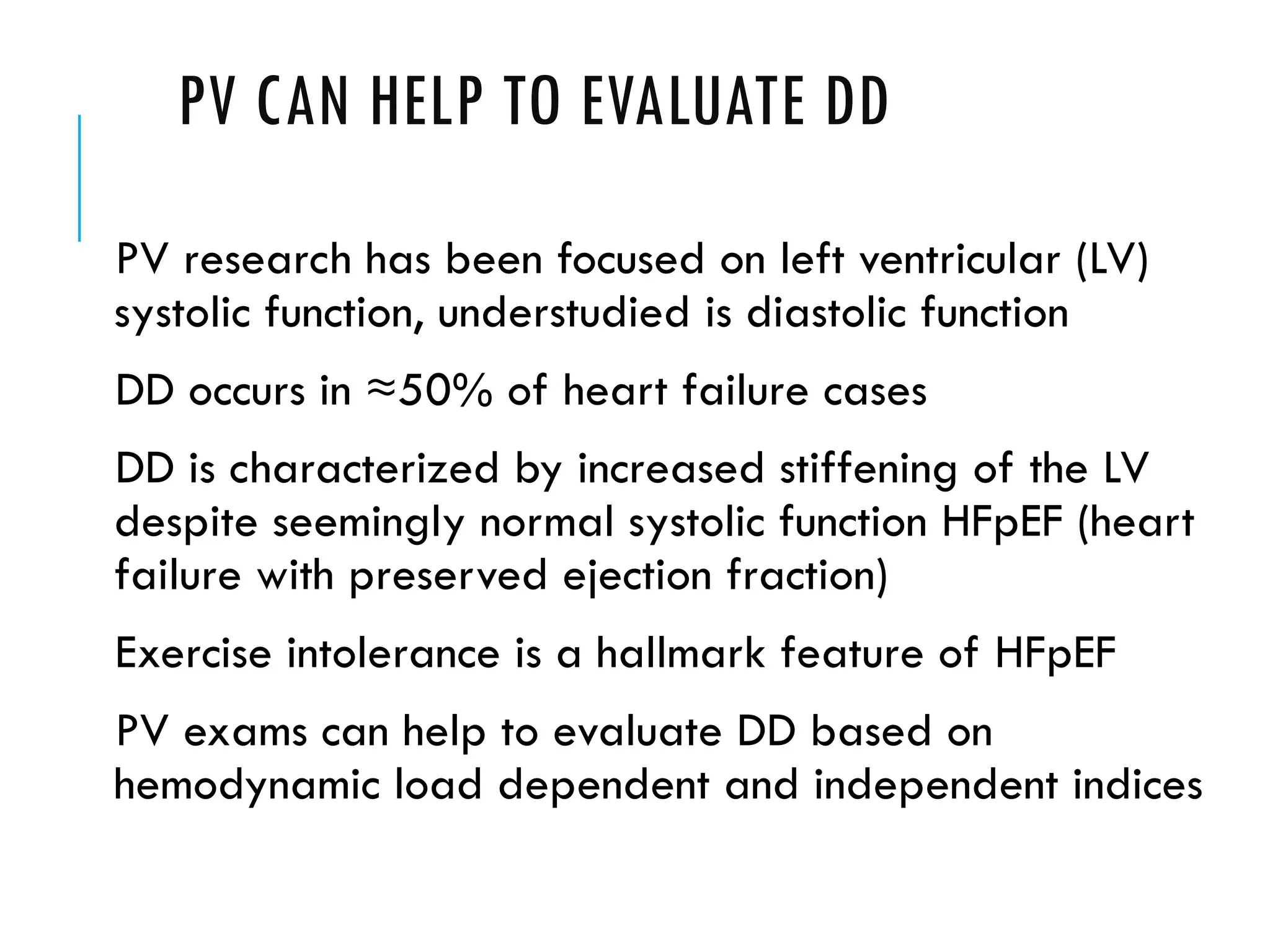 Pressure volume assessment of diastolic dysfunction | PDF