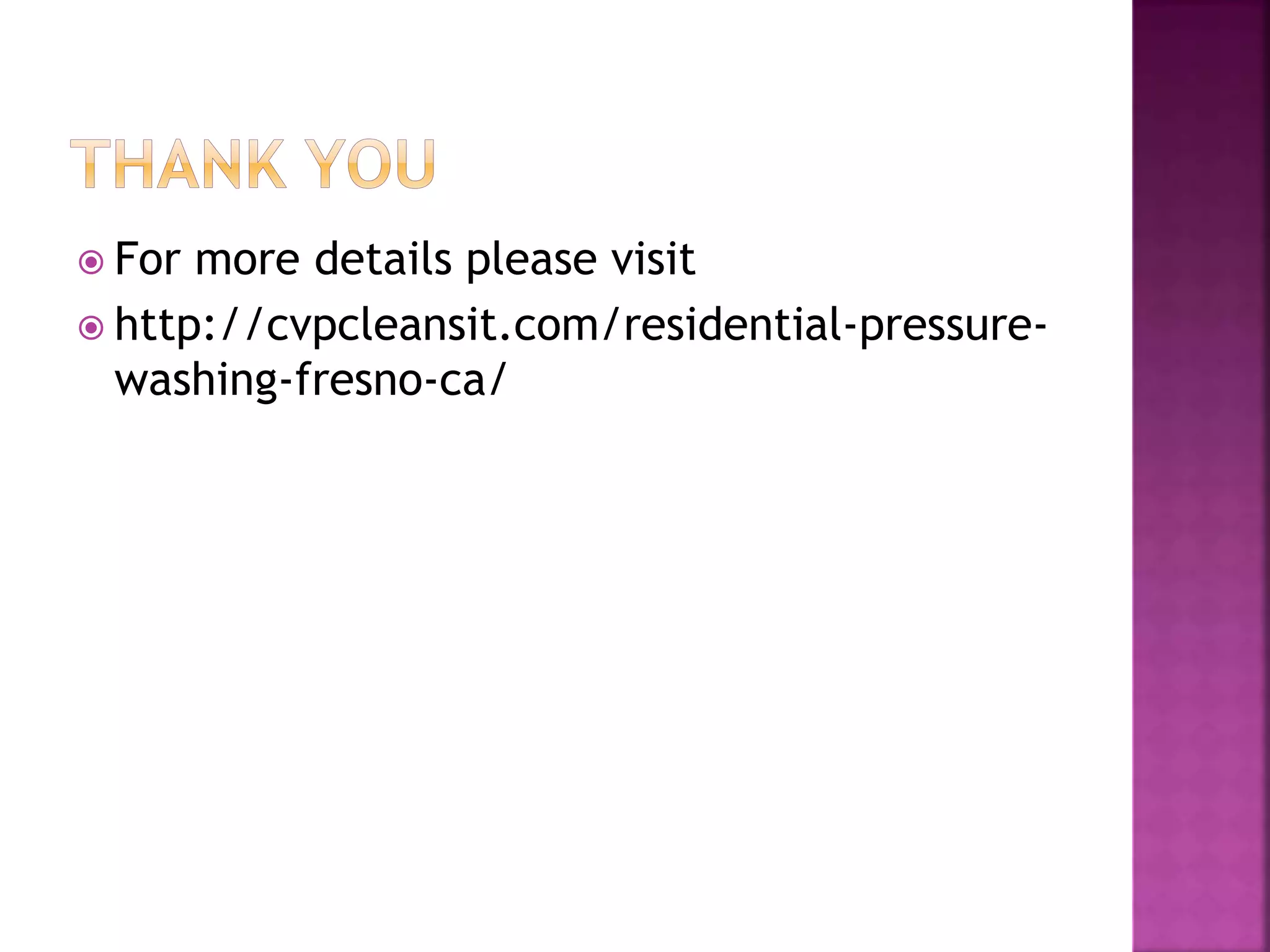Pressure washing fresno | PPTX