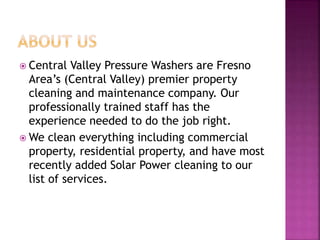 Pressure washing fresno | PPTX