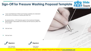 Pressure Washing Proposal Template PowerPoint Presentation Slides | PDF
