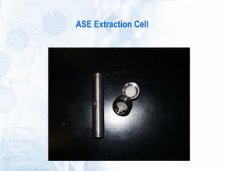 Pressurized accelerated extraction of pollutants | PDF