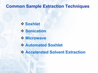 Pressurized accelerated extraction of pollutants | PDF