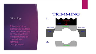 Press work operations(Metal Sheet Operations) | PPTX