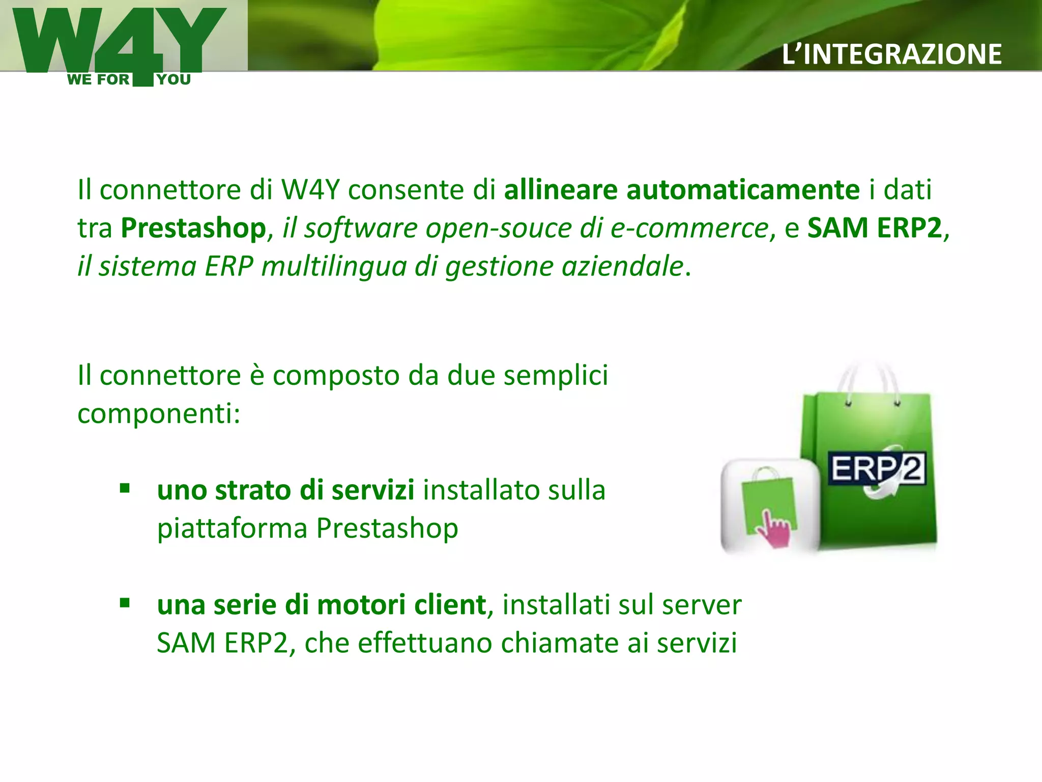 Prestashop - ERP2 integrazione | PPT
