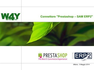 Prestashop - ERP2 integrazione | PPT
