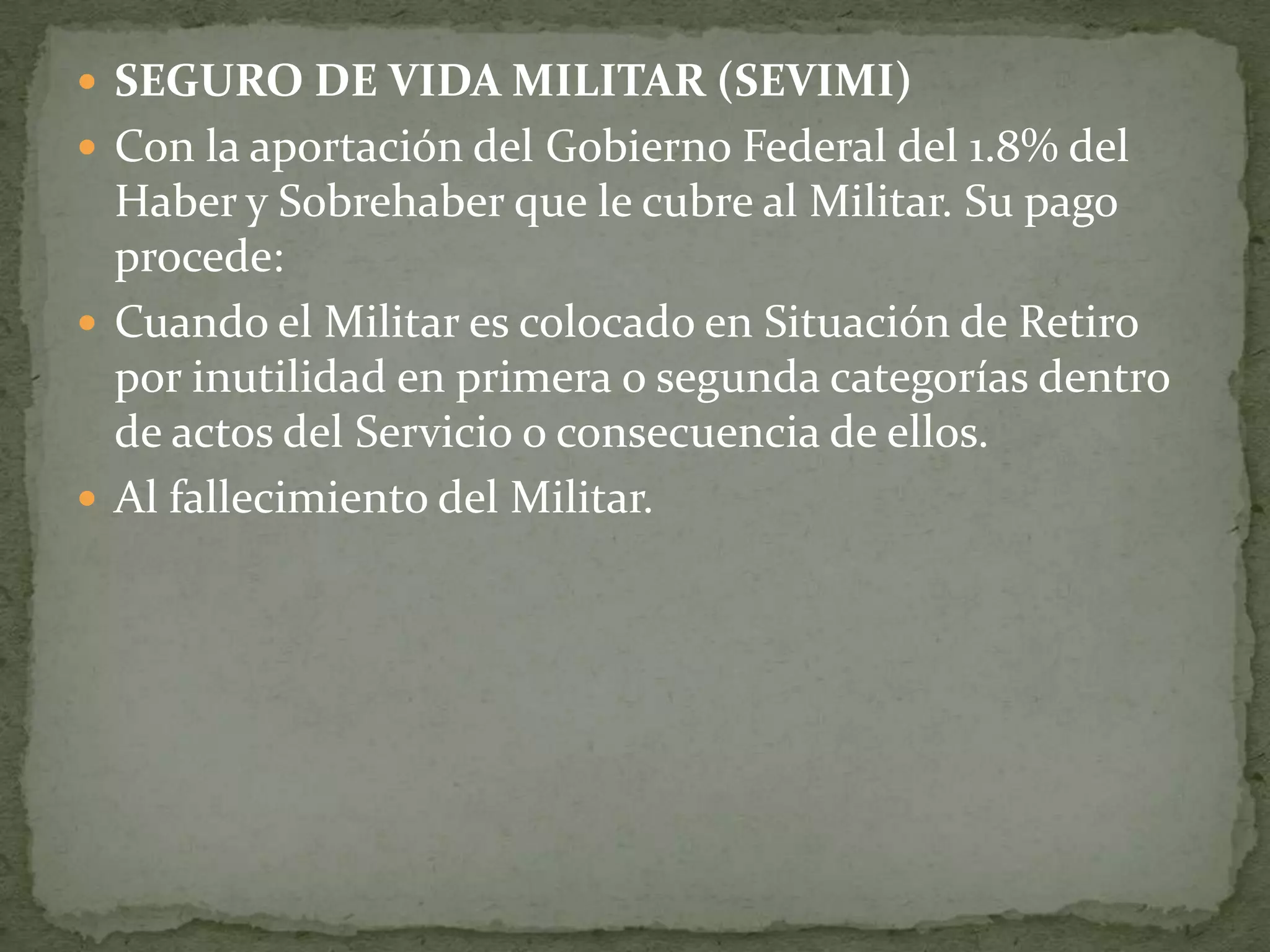 Prestaciones issfam | PPTX