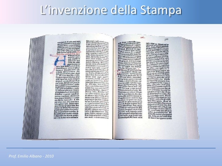 Invenzione della stampa