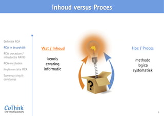 Prestatieverbetering assest door Innovative Root Cause Analysis | PPT