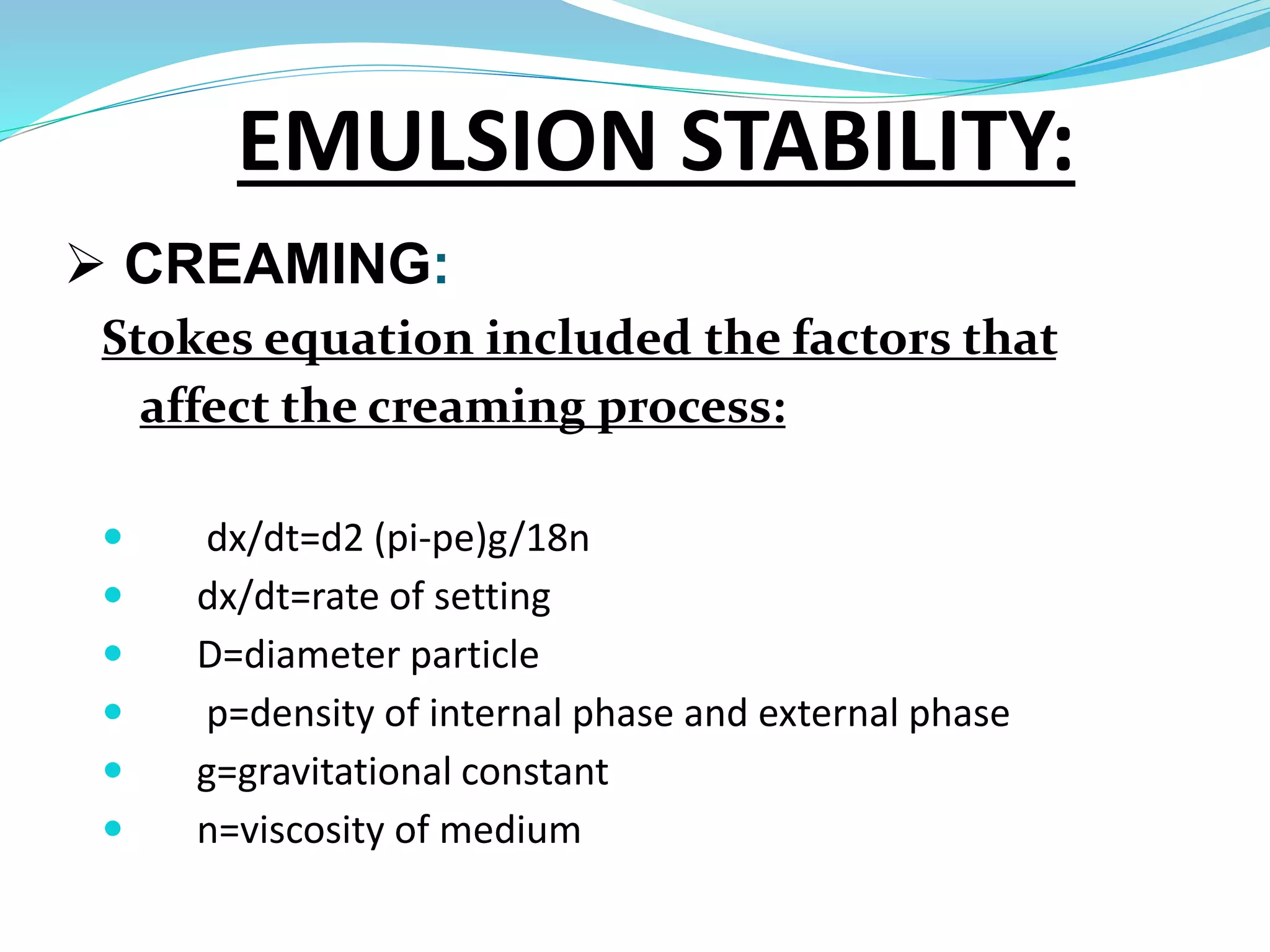emulsion | PPTX