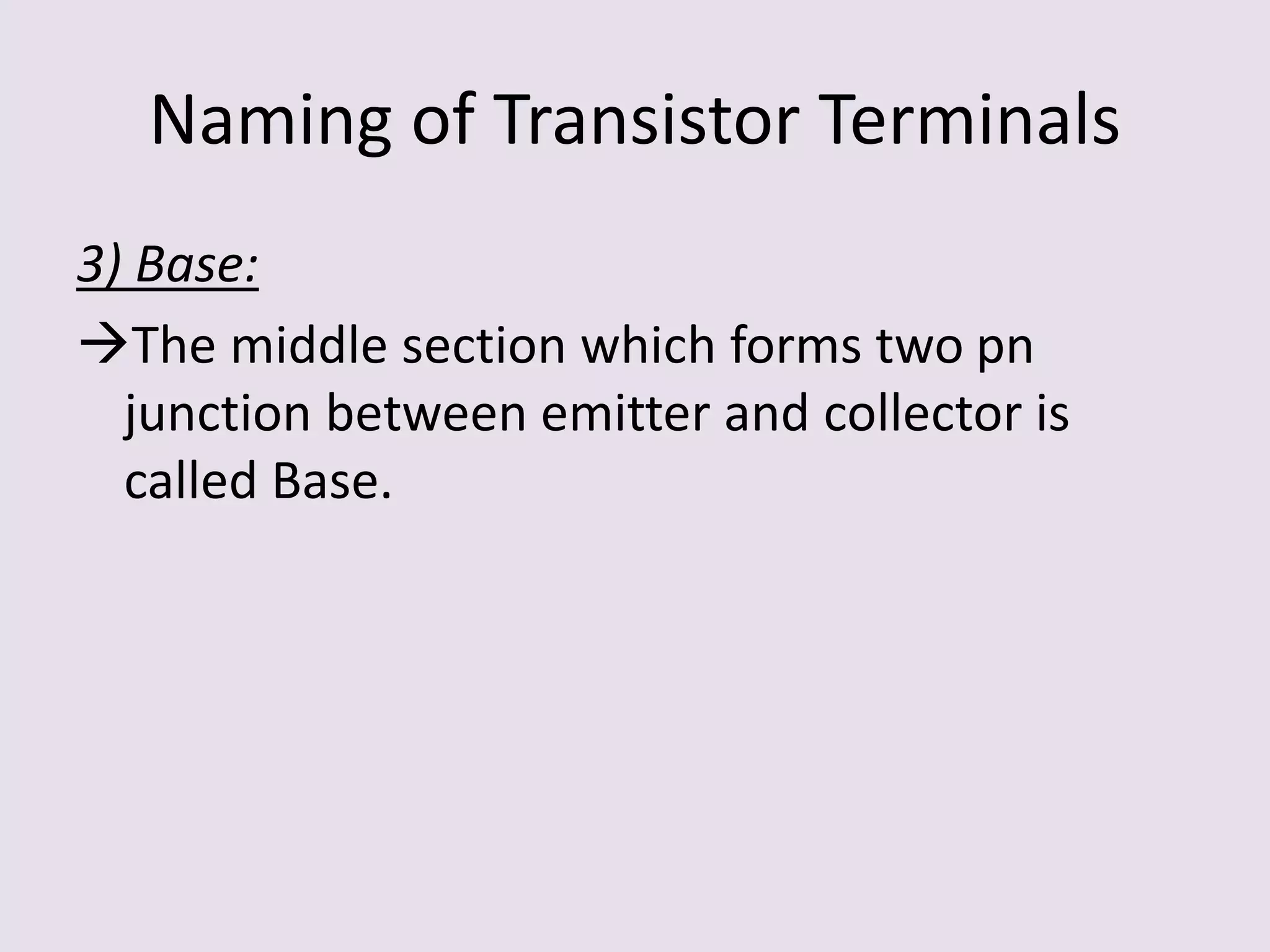 Presentation on bipolar junction transistor | PPTX