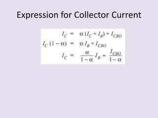 Presentation on bipolar junction transistor | PPTX