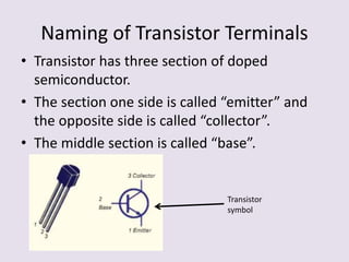 Presentation on bipolar junction transistor | PPTX