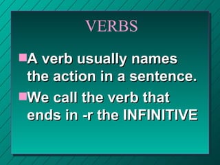 Prestenseof Ar Verbs | PPT