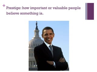 Prestige and stereotypes | PPT