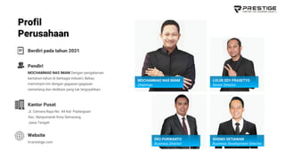PRESTIGE BUSINESS PRESENTATION BULAN APRIL 2024 | PDF
