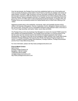 Prestige Group Turns 25 - The Celebration | RTF