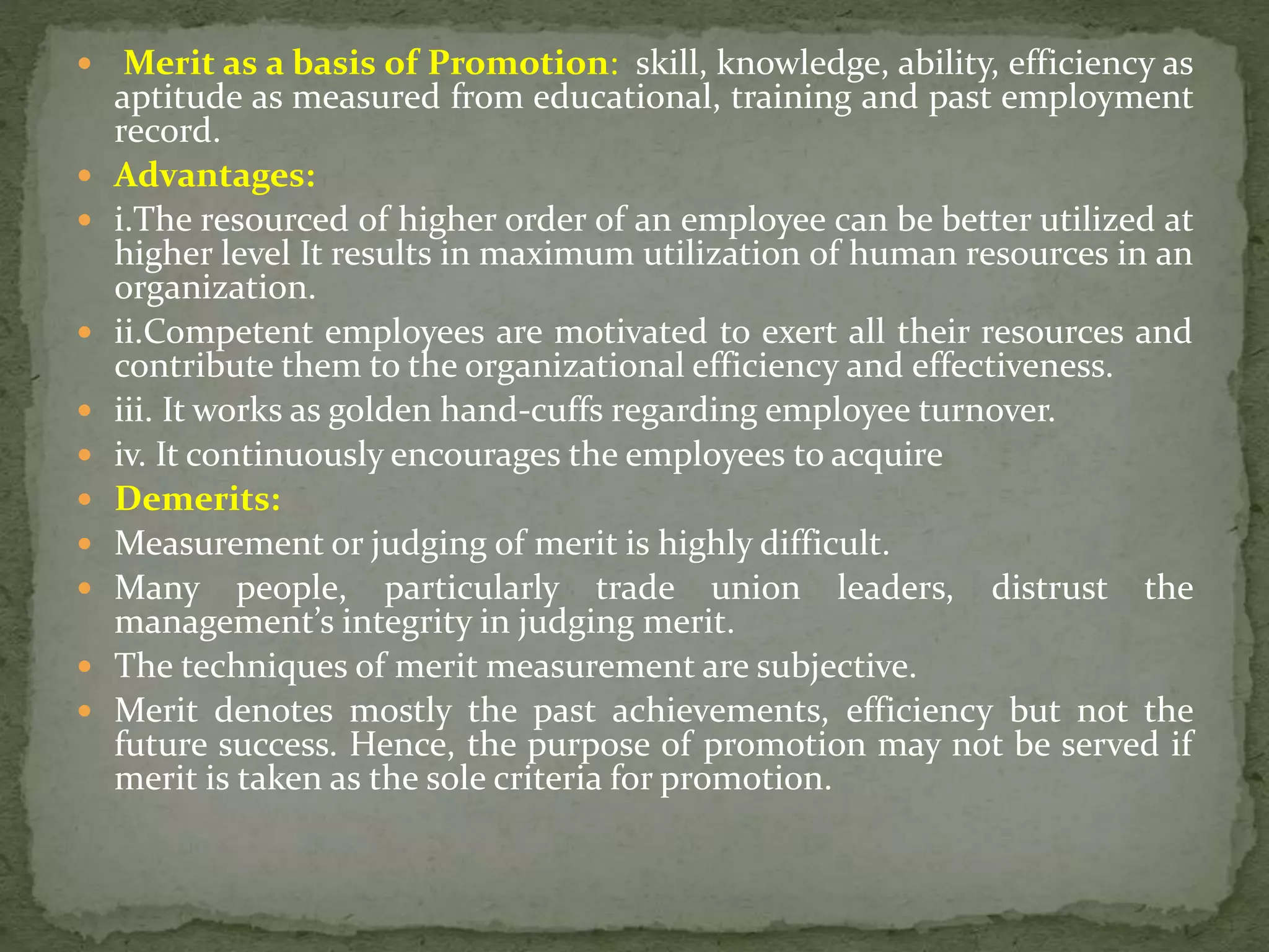 Promotion | Human Resource Management (HRM) - Divyansh Agrawal | PPTX