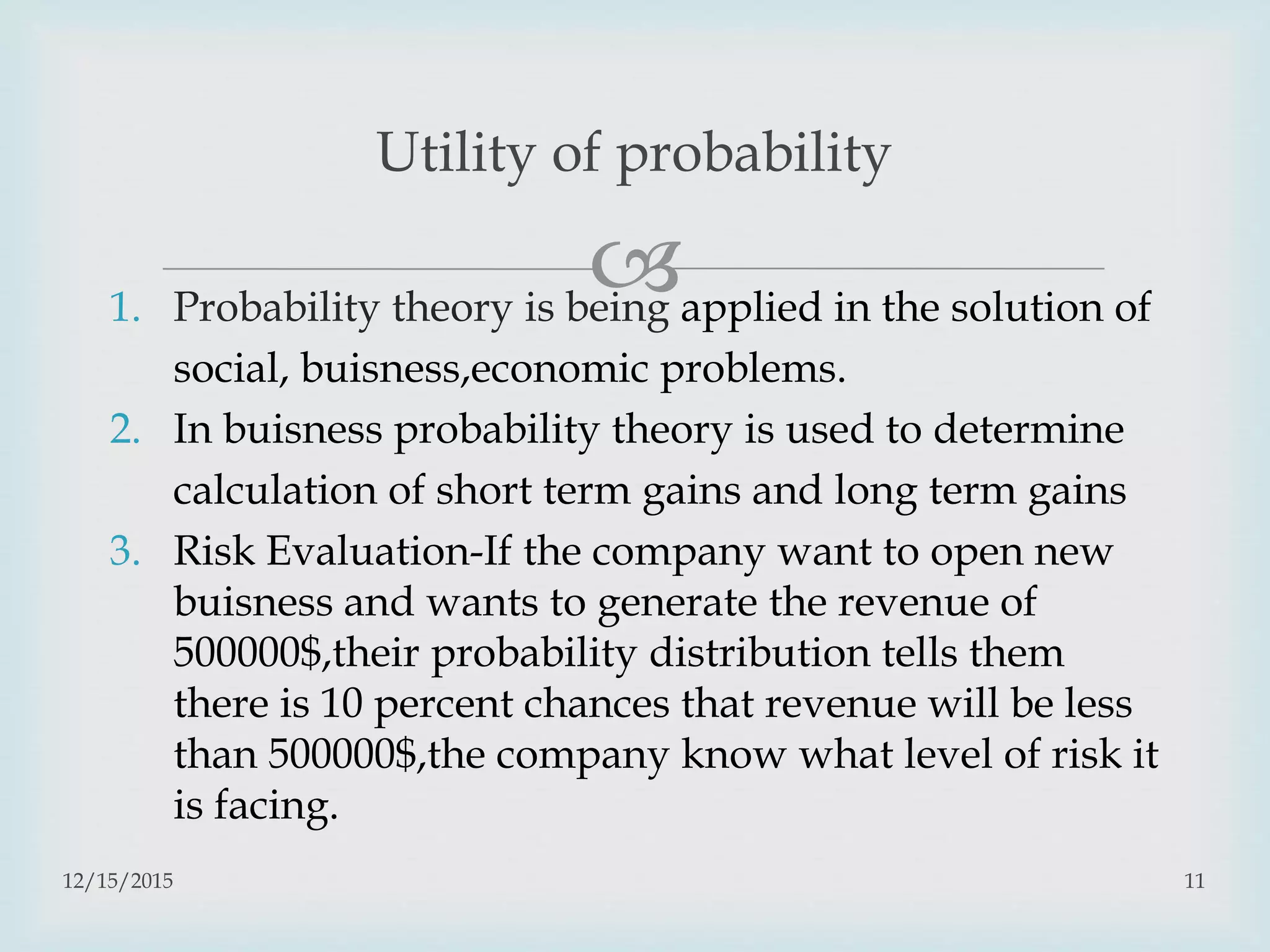 probability ,and its terminologies full description | PPTX