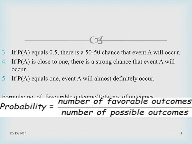 probability ,and its terminologies full description | PPT