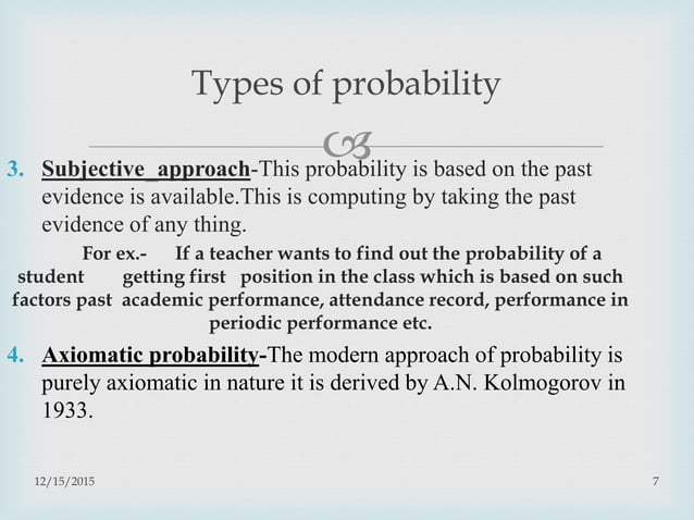 probability ,and its terminologies full description | PPT