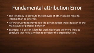 Attribution theory | PPTX