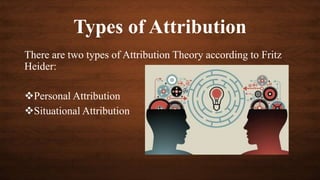 Attribution theory | PPTX