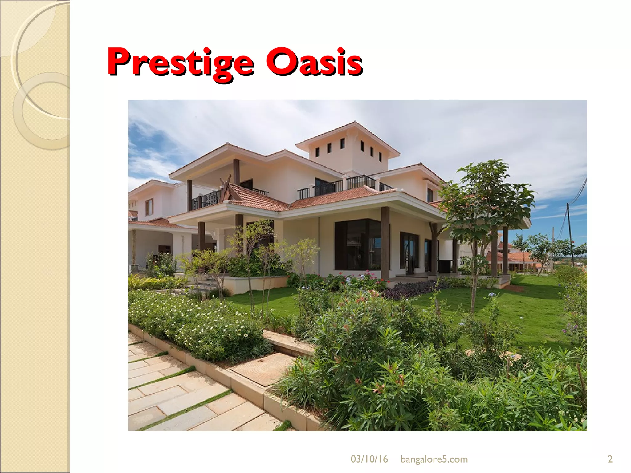 Prestige oasis | PPT