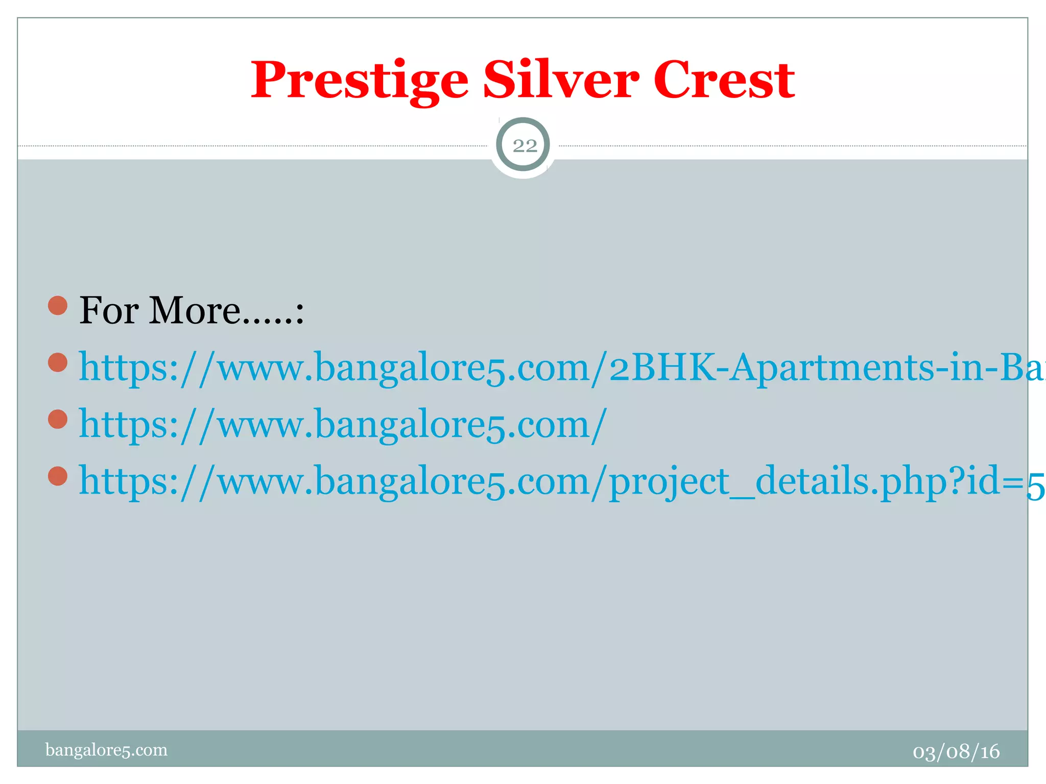 Prestige silver crest | PPT