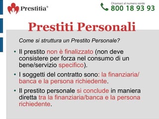 Prestiti personali | PPT