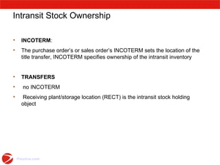 Prestiva nomination: SAP IS-OIL TSW, SPW, TRM, GTM | PPT
