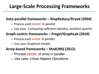 Presto: Distributed Machine Learning and Graph Processing with Sparse Matrices | PPT