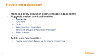 Presto - SQL on anything | PDF