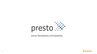 Presto - SQL on anything | PDF