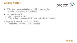Presto - SQL on anything | PDF