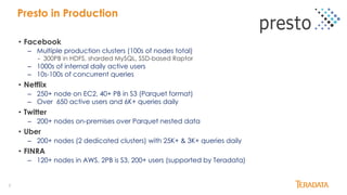 Presto - SQL on anything | PDF