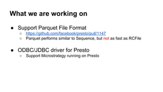 Netflix running Presto in the AWS Cloud | PPT