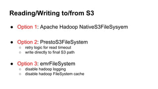 Netflix running Presto in the AWS Cloud | PPT