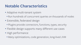 Presto: Fast SQL on Everything | PPT
