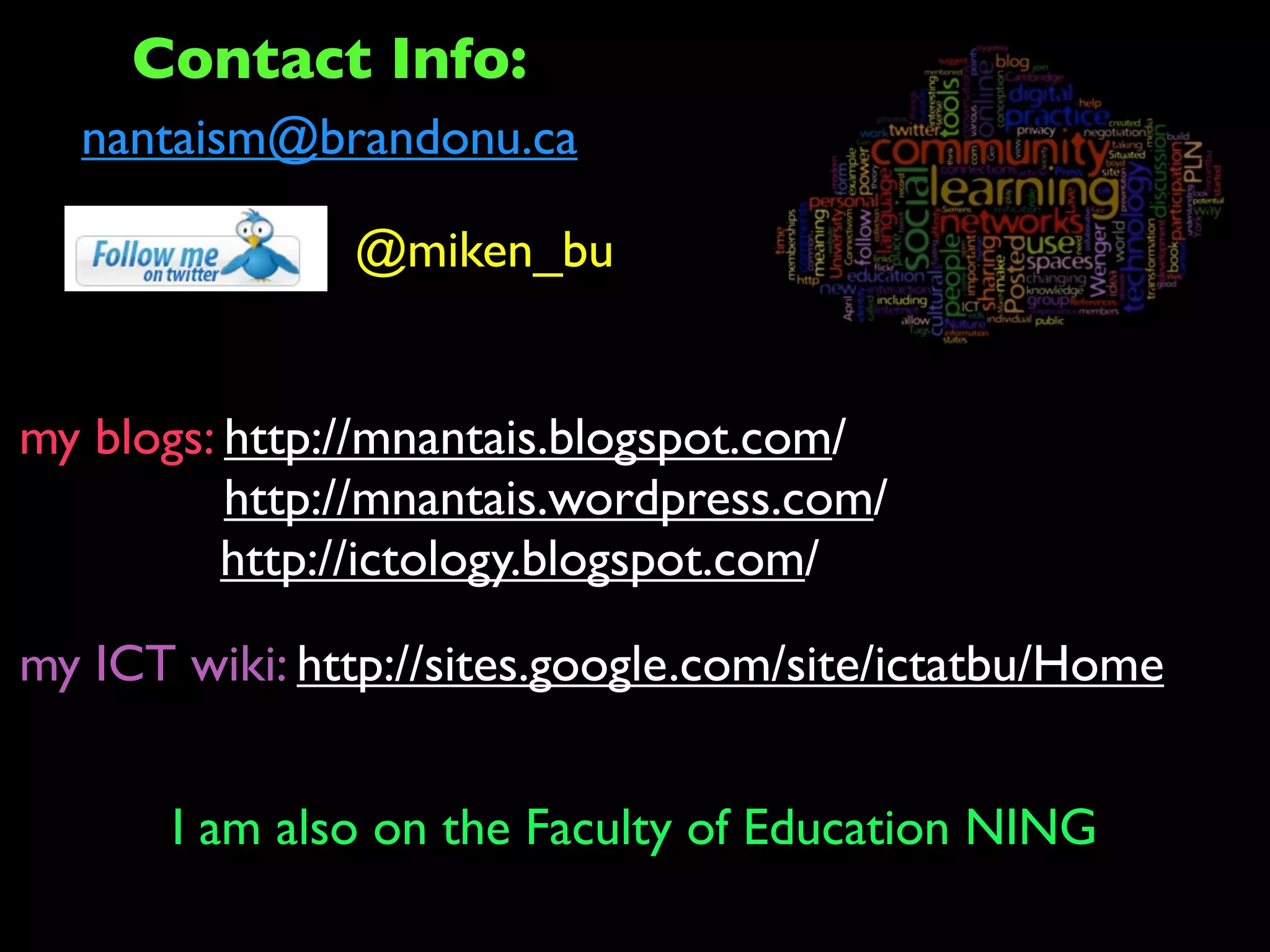 Building a PLN - a personal story | PPT