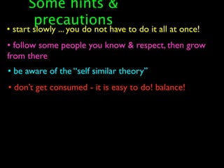 Building a PLN - a personal story | PPT