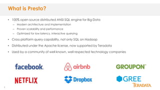 Hello, Enterprise! Meet Presto. (Presto Boston Meetup 10062015) | PPT