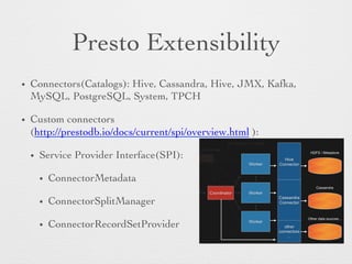 Facebook Presto presentation | PPT
