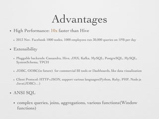 Facebook Presto presentation | PPT